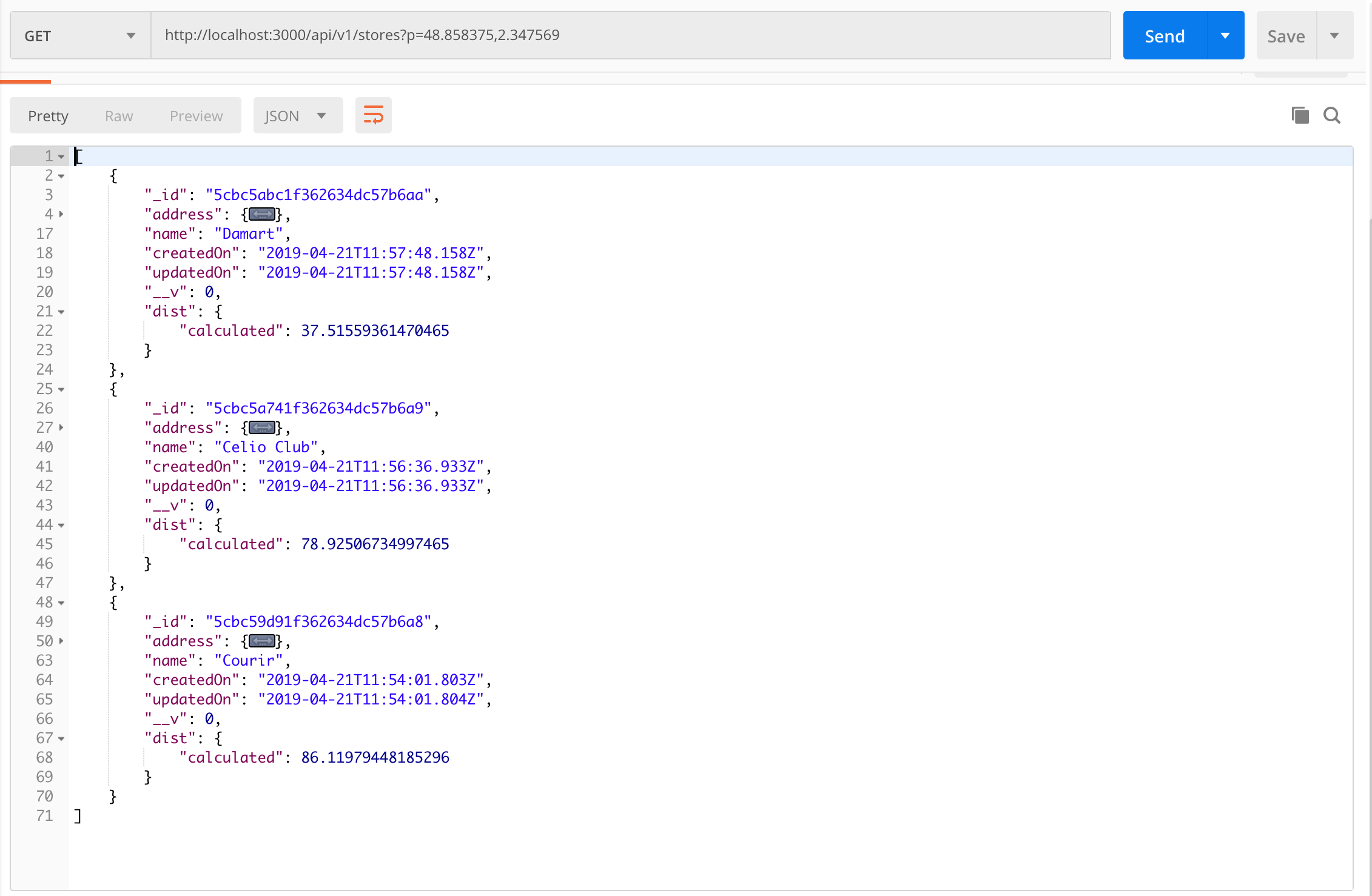 Using Geonear For Proximity Calculation With Mongodb — Abdessalam Benharira 